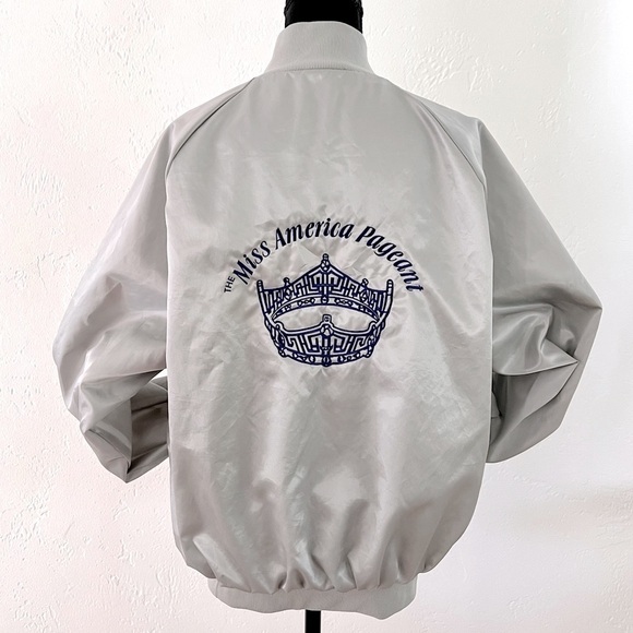 West Ark | Jackets & Coats | Vintage Rare Miss America Pageant Satin ...